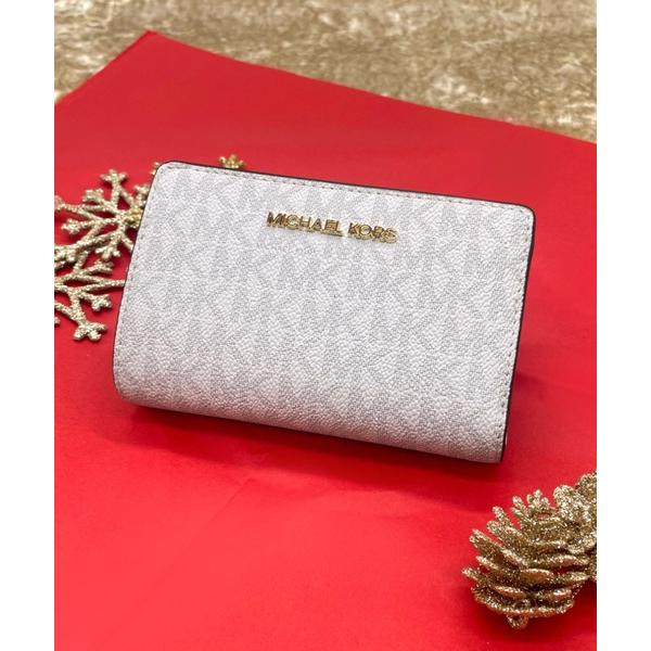 『セール実施中』ZOZO問い合わせ番号:76048544ショップ:MICHAEL KORS，マイケル・コースブランド:MICHAEL KORS，マイケルコース商品名:JET SET TRAVEL ビルフォールド ジップ コンパクトウォレット...