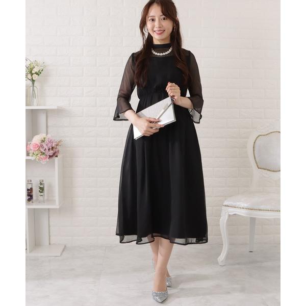 ZOZO問い合わせ番号:76052244ショップ:Lace Ladies，レースレディースブランド:Lace Ladies，レースレディース商品名:ウエストギャザーフレアシフォンワンピースカテゴリ:ワンピース/ドレス>ドレスブランド品...