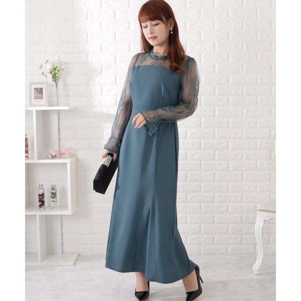 『タイムセール実施中』ZOZO問い合わせ番号:76052251ショップ:Lace Ladies，レースレディースブランド:Lace Ladies，レースレディース商品名:キャンディスリーブレースドッキングロングワンピースカテゴリ:ワンピース...