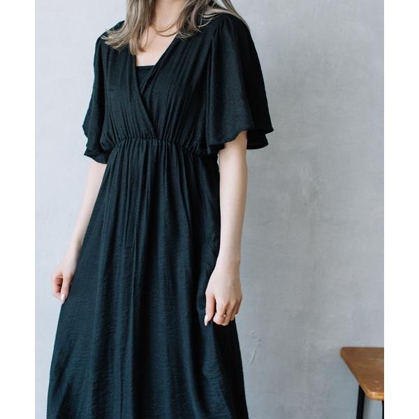 ZOZO問い合わせ番号:76052538ショップ:ENAF，エナフブランド:Flugge，フラッジー商品名:back open cache coeur OP/バックオープンカシュクールワンピースカテゴリ:ワンピース/ドレス>ワンピース...