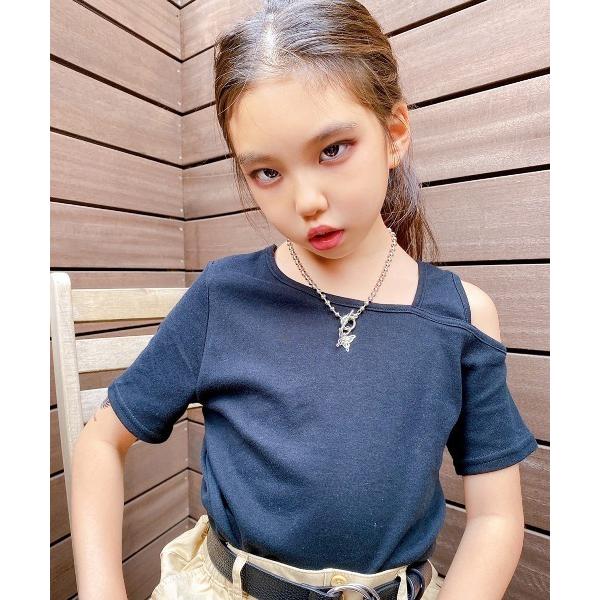 『タイムセール実施中』ZOZO問い合わせ番号:76084721ショップ:FUNALIVE，ファンアライブブランド:RandS，ランズ，FUNALIVE，ファンアライブ商品名:RandS　肩あきデザインコンパクトT キッズ 半袖カテゴリ:トッ...