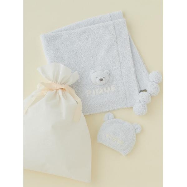 ※このアイテムは返品・交換対象外商品です。ZOZO問い合わせ番号:76179758ショップ:gelato pique，ジェラート　ピケブランド:gelato pique，ジェラートピケ商品名:【ラッピング済み】【BABY】パウダーベアブラン...