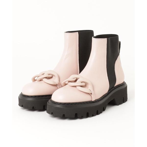 ZOZO問い合わせ番号:76180316ショップ:GRACE CONTINENTAL，グレースコンチネンタルブランド:GRACE CONTINENTAL，グレースコンチネンタル商品名:N21配色チェーンブーツカテゴリ:シューズ>ブーツ...