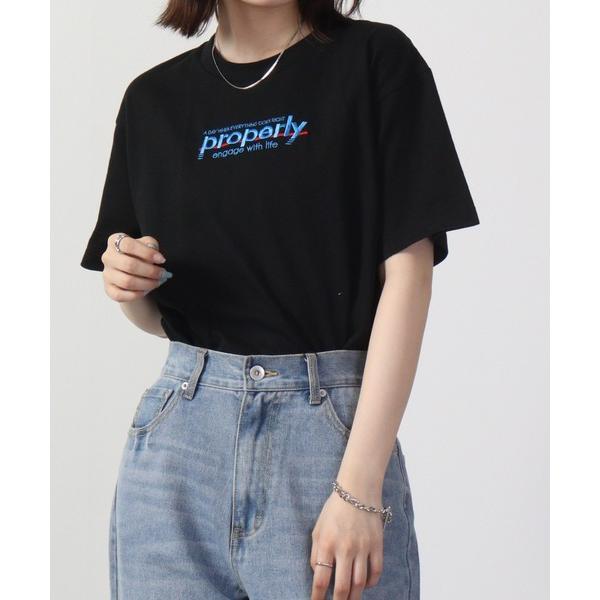 『タイムセール実施中』ZOZO問い合わせ番号:76212323ショップ:FUNALIVE，ファンアライブブランド:MODISH GAZE，モディシュガゼ，FUNALIVE，ファンアライブ商品名:MODISH GAZE properly刺繍T...