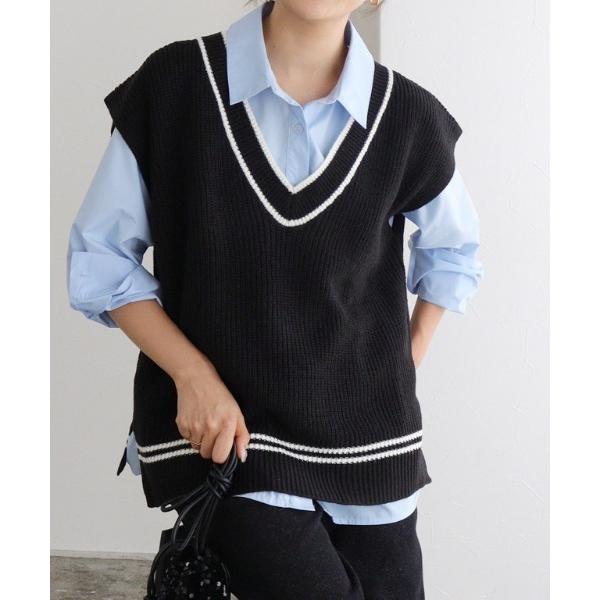 『セール実施中』ZOZO問い合わせ番号:76213510ショップ:Pierrot，ピエロブランド:Pierrot，ピエロ商品名:チルデンニットベストカテゴリ:トップス>ベストブランド品番:t2303-018446素材:アクリル94% ...