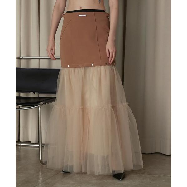 『タイムセール実施中』ZOZO問い合わせ番号:76213849ショップ:PRANK PROJECT，プランクプロジェクトブランド:PRANK PROJECT，プランクプロジェクト商品名:メタルドットチュールスカート / Metal Dot ...