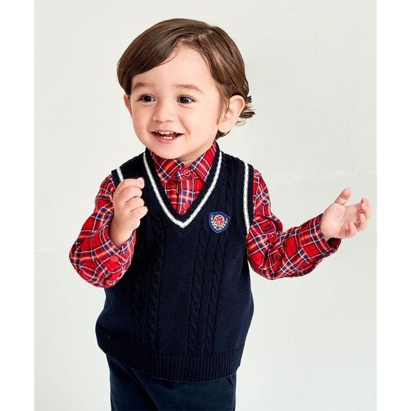 ZOZO問い合わせ番号:76245735ショップ:MIKI HOUSE，ミキハウスブランド:MIKI HOUSE，ミキハウス商品名:綿ニットベストカテゴリ:トップス>ベストブランド品番:13-6702-496素材:綿 50%、アクリル...