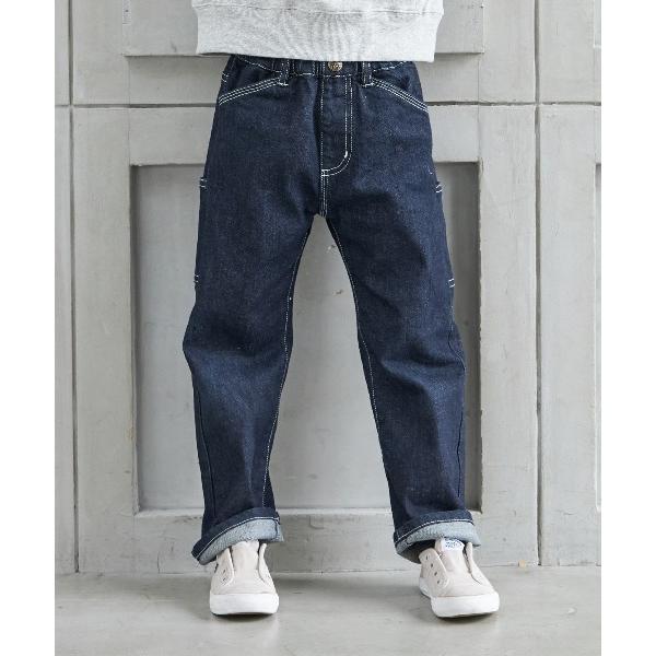 『タイムセール実施中』ZOZO問い合わせ番号:76278649ショップ:MAKE YOUR DAY，メイクユアデイブランド:MAKE YOUR DAY，メイクユアデイ商品名:ワイドシルエットデニムパンツ■80〜140cmカテゴリ:パンツ&g...