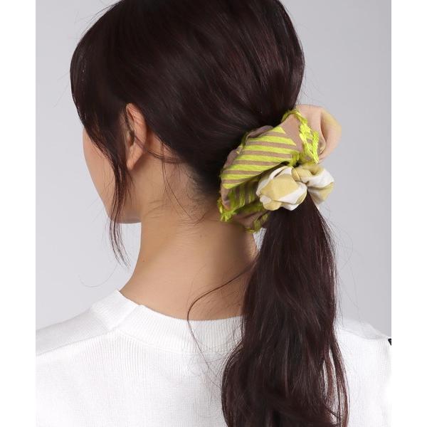 『セール実施中』ZOZO問い合わせ番号:76379156ショップ:Three Four Time，スリーフォータイムブランド:Three Four Time，スリーフォータイム商品名:POLS×Ｆlourl　播州織MIXシュシュカテゴリ:ヘ...