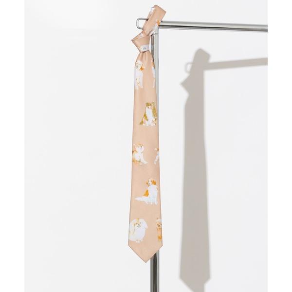 『タイムセール実施中』ZOZO問い合わせ番号:76380284ショップ:ABBEY MARKET，アビーマーケットブランド:Quit Running，クイトランニング商品名:とろみネクタイ 犬 総柄 デザインカテゴリ:フォーマルスーツ/小物...