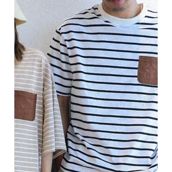 ZOZO問い合わせ番号:76380658ショップ:aimoha，アイモハブランド:S'more，スモア商品名:BORDER POCKET S/S T SHIRTS (SS)カテゴリ:トップス>Tシャツ/カットソーブランド品番:smoA...