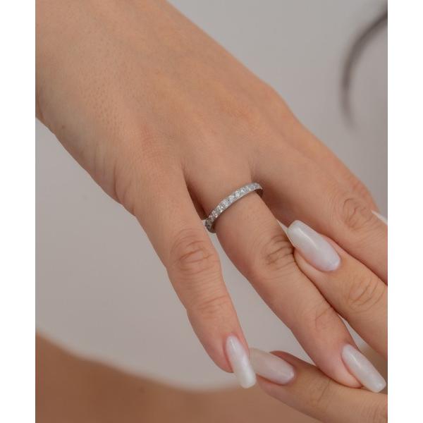 ZOZO問い合わせ番号:76381820ショップ:MIDWEST，ミッドウエストブランド:ebine，エビネ商品名:2mm Full Eternity Ring　金属アレルギー対応 サージカルステンレスカテゴリ:アクセサリー>リングブ...