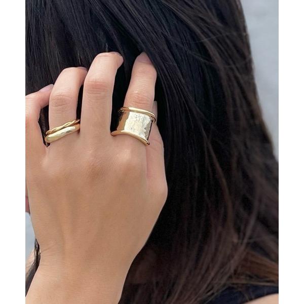 『セール実施中』ZOZO問い合わせ番号:76411436ショップ:TONE，トーンブランド:tone，トーン商品名:【aussi/オッスィー】ウェーブワイドリングカテゴリ:アクセサリー>リングブランド品番:HA0026-RG素材:スズ...