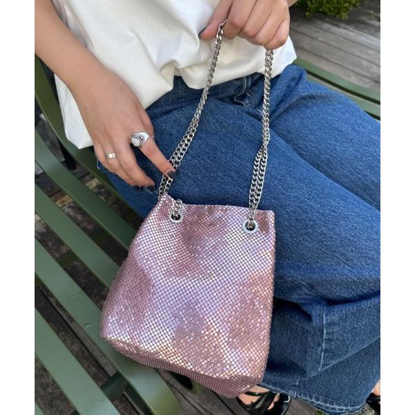 『セール実施中』ZOZO問い合わせ番号:76510887ショップ:CIAOPANIC TYPY，チャオパニックティピーブランド:CIAOPANIC TYPY，チャオパニックティピー商品名:メタルメッシュ巾着BAGカテゴリ:バッグ>ショ...