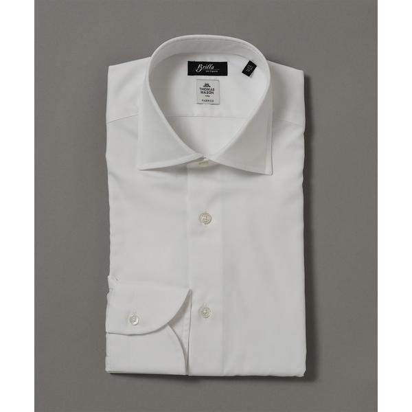 ZOZO問い合わせ番号:76542641ショップ:BEAMS MEN，ビームス メンブランド:BRILLA per il gusto，ブリッラペルイルグースト商品名:Brilla per il gusto / ツイル ワイドカラーシャツカテ...