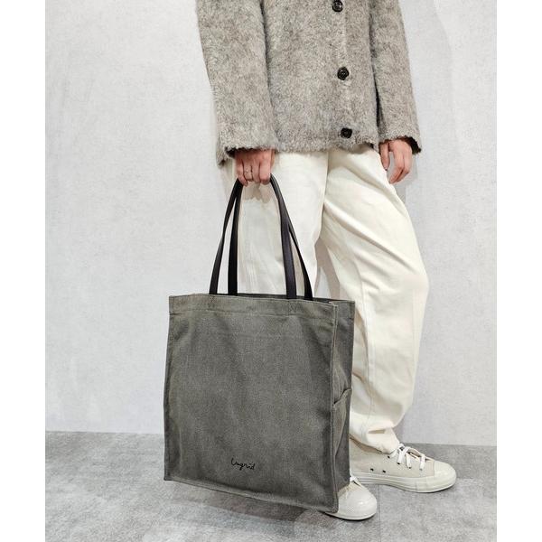 ZOZO問い合わせ番号:76543098ショップ:style code，スタイルコードブランド:Ungrid，アングリッド商品名:【Ungrid/アングリッド】ウォッシュド　コットンキャンバス　ラージトートバッグカテゴリ:バッグ>トー...