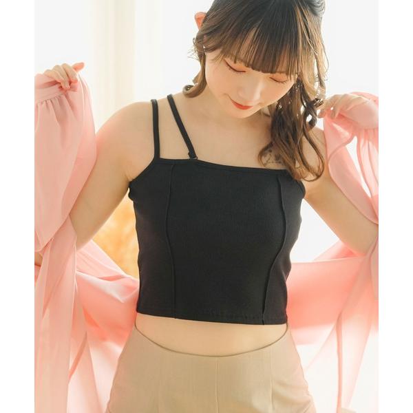 『タイムセール実施中』ZOZO問い合わせ番号:76543431ショップ:夢展望（YUMETENBO），ユメテンボウブランド:moulis'，ムーリス，Newlyme，ニューリーミー，夢展望，ユメテンボウ商品名:アシメデザインキャミソールカテ...