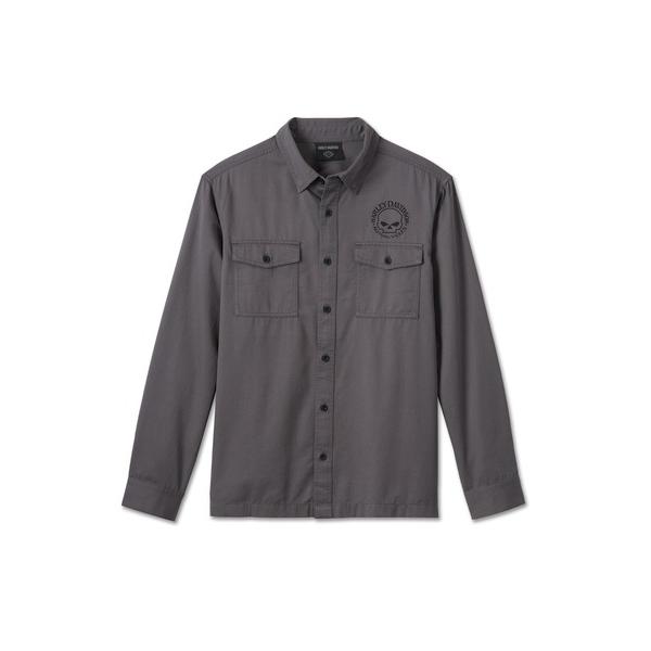 ZOZO問い合わせ番号:76578025ショップ:HARLEY-DAVIDSON，ハーレーダビッドソンブランド:Harley-Davidson，ハーレーダビッドソン商品名:Willie G(TM)スカルロングスリーブシャツカテゴリ:トップス...
