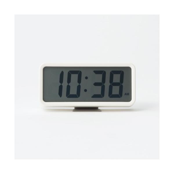 ZOZO問い合わせ番号:76578148ショップ:無印良品，ムジルシリョウヒンブランド:無印良品，ムジルシリョウヒン商品名:デジタル時計・中（アラーム機能付）　ホワイト／型番：ＭＪ‐ＤＣＭＷ１カテゴリ:インテリア>置時計ブランド品番:...