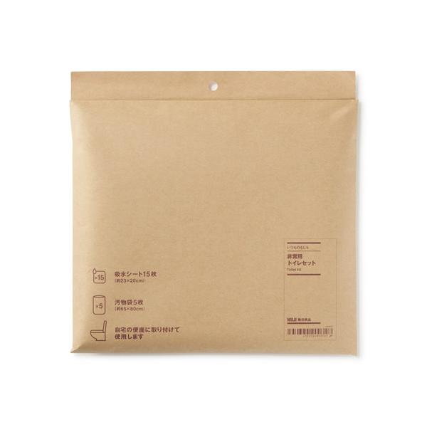 ZOZO問い合わせ番号:76578227ショップ:無印良品，ムジルシリョウヒンブランド:無印良品，ムジルシリョウヒン商品名:非常用トイレセット（いつものもしも）　ＭＪ−ＩＭＥＭＧＴカテゴリ:雑貨/ホビー>その他雑貨ブランド品番:455...