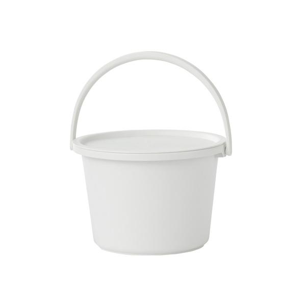 ZOZO問い合わせ番号:76578235ショップ:無印良品，ムジルシリョウヒンブランド:無印良品，ムジルシリョウヒン商品名:ポリプロピレンバケツ・フタ付（７．５Ｌ）　約幅３１×奥行２９×高さ２０ｃｍカテゴリ:インテリア>掃除グッズブラ...