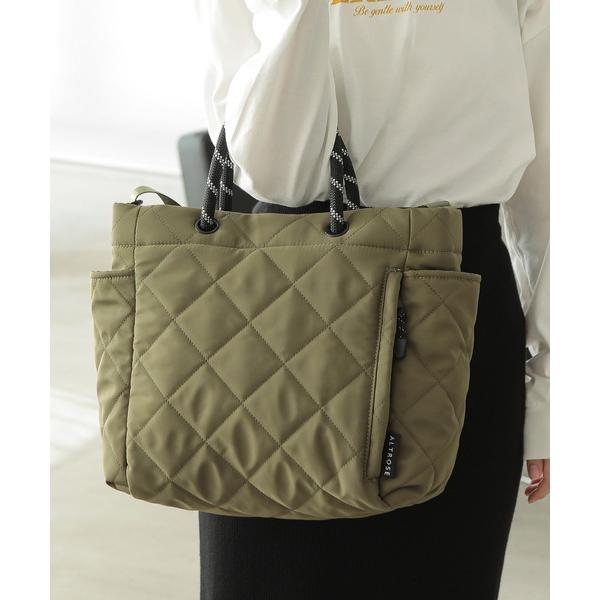 『タイムセール実施中』ZOZO問い合わせ番号:76578356ショップ:ALTROSE，アルトローズブランド:ALTROSE，アルトローズ商品名:2WAY ショルダーバッグ マザーズバッグ キルティング ロープ トート オリバーカテゴリ:バ...