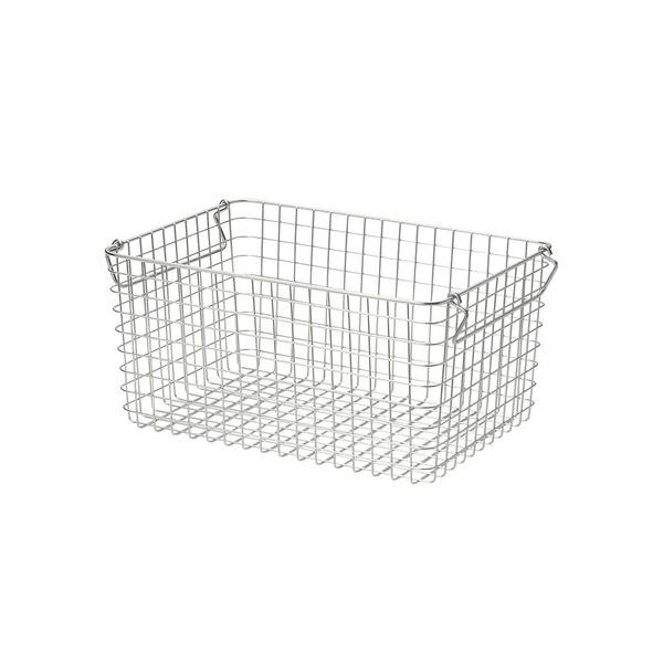 ZOZO問い合わせ番号:76578502ショップ:無印良品，ムジルシリョウヒンブランド:無印良品，ムジルシリョウヒン商品名:ステンレスワイヤーバスケット４　約幅３７×奥行２６×高さ１８ｃｍカテゴリ:インテリア>収納グッズブランド品番:...