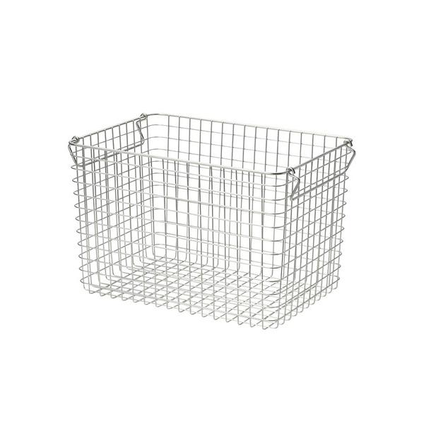ZOZO問い合わせ番号:76578509ショップ:無印良品，ムジルシリョウヒンブランド:無印良品，ムジルシリョウヒン商品名:ステンレスワイヤーバスケット５　約幅３７×奥行２６×高さ２４ｃｍカテゴリ:インテリア>収納グッズブランド品番:...