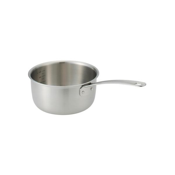 ZOZO問い合わせ番号:76578619ショップ:無印良品，ムジルシリョウヒンブランド:無印良品，ムジルシリョウヒン商品名:ステンレスアルミ全面三層鋼片手鍋　約２．０Ｌ／約幅３８×高さ１４ｃｍカテゴリ:食器/キッチン>鍋/フライパンブ...