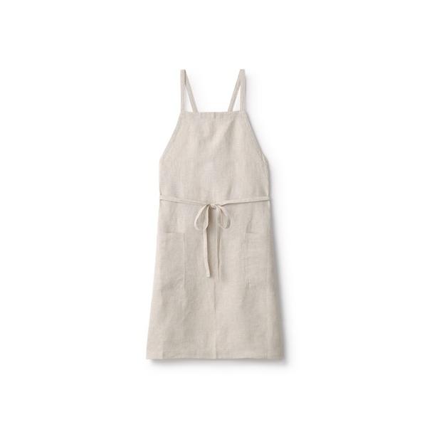 ZOZO問い合わせ番号:76578674ショップ:無印良品，ムジルシリョウヒンブランド:無印良品，ムジルシリョウヒン商品名:麻平織　カフェエプロン　フリーサイズ　生成カテゴリ:食器/キッチン>エプロンブランド品番:4550512835...