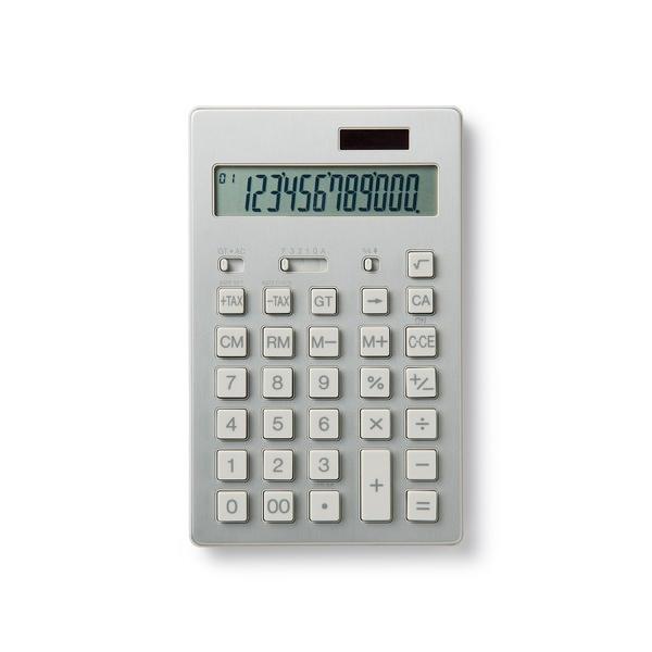 ZOZO問い合わせ番号:76578772ショップ:無印良品，ムジルシリョウヒンブランド:無印良品，ムジルシリョウヒン商品名:電卓　１２桁・アルミ（ＢＯ‐１９２）カテゴリ:雑貨/ホビー>ステーショナリーブランド品番:4547315568...