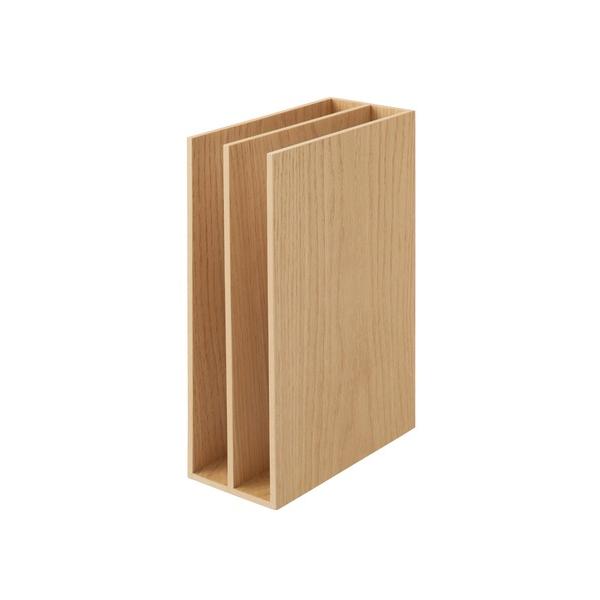 ZOZO問い合わせ番号:76578777ショップ:無印良品，ムジルシリョウヒンブランド:無印良品，ムジルシリョウヒン商品名:木製収納スタンド・Ａ５サイズ　約幅８．４×奥行１７×高さ２５．２ｃｍカテゴリ:インテリア>収納グッズブランド品...