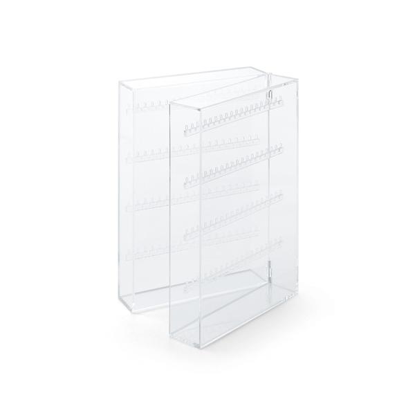 ZOZO問い合わせ番号:76578786ショップ:無印良品，ムジルシリョウヒンブランド:無印良品，ムジルシリョウヒン商品名:アクリルネックレス・ピアスケース・見開きタイプ　約幅１７．５×奥行８．８×高さ２５ｃｍカテゴリ:インテリア>収...