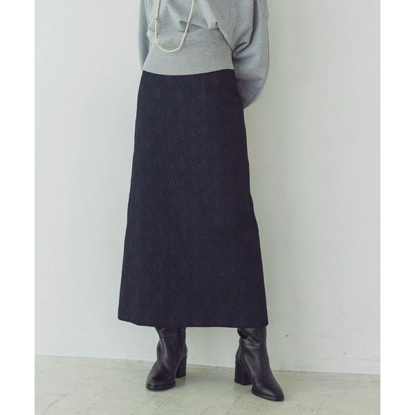 『セール実施中』ZOZO問い合わせ番号:76611178ショップ:DRESSLAVE，ドレスレイブブランド:DRESSLAVE，ドレスレイブ商品名:FUKURE JQ long ＆ lean skirt(膨れジャガードロングスカート)カテゴ...