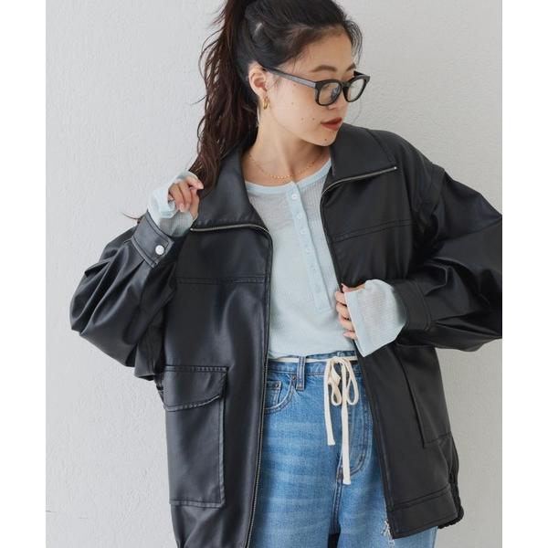 『タイムセール実施中』ZOZO問い合わせ番号:76615386ショップ:CIAOPANIC TYPY，チャオパニックティピーブランド:CIAOPANIC TYPY，チャオパニックティピー商品名:フェイクレザー2WAYスタンドブルゾンカテゴリ...