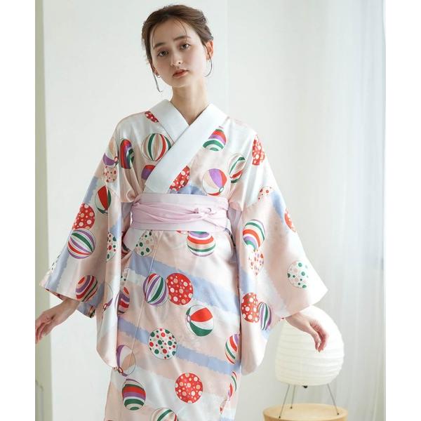 ZOZO問い合わせ番号:76616229ショップ:utatane，ウタタネブランド:utatane，ウタタネ商品名:長襦袢 ニコアンティーク レトロ鞠あそび チークピンクカテゴリ:水着/着物・浴衣>和装小物ブランド品番:7734601...