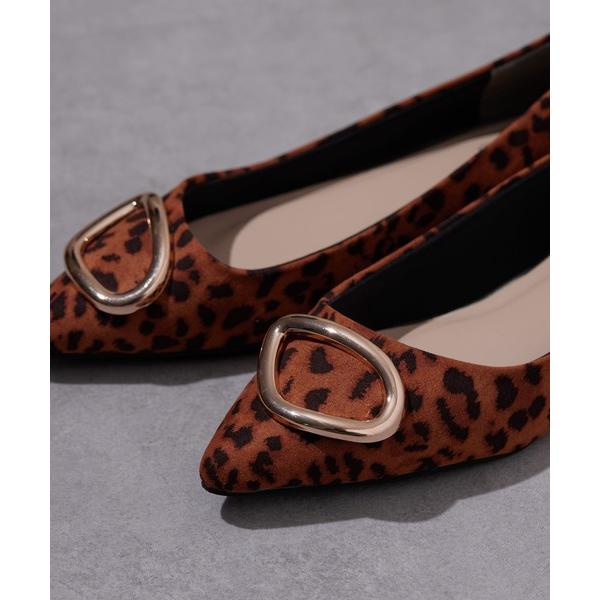 『セール実施中』ZOZO問い合わせ番号:76712427ショップ:Chez toi，シェトワブランド:Chez toi，シェトワ商品名:ゴールドバックルフラットパンプスカテゴリ:シューズ>パンプスブランド品番:PGC1031713A0...