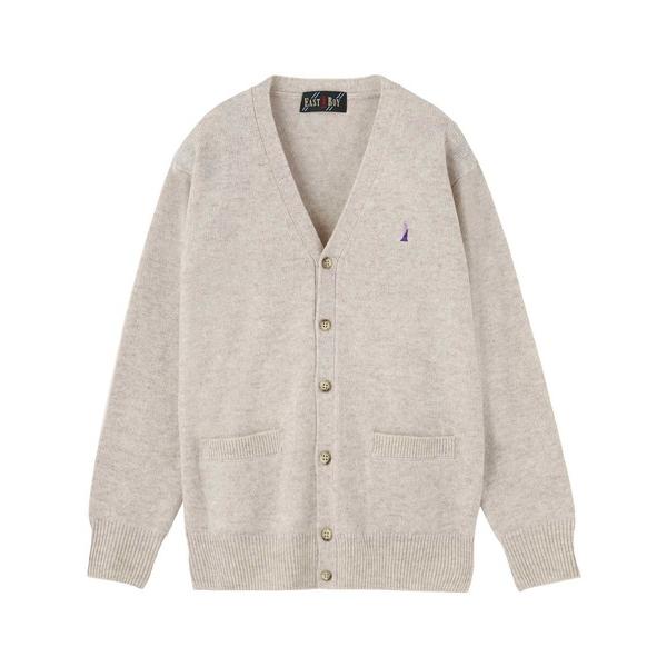 ZOZO問い合わせ番号:76748238ショップ:EASTBOY，イーストボーイブランド:EASTBOY，イーストボーイ商品名:カーディガン ラムウール 7G 【ミルキーグレープ女神】 スクール ニットカテゴリ:トップス>カーディガン...