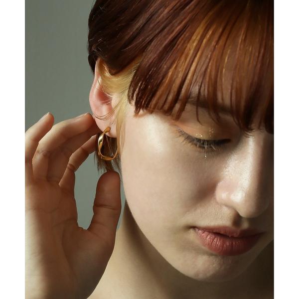 ※このアイテムは返品・交換対象外商品です。ZOZO問い合わせ番号:76781016ショップ:Kana，カナブランド:ORLEAN，オルレアン商品名:金属アレルギー対応 ツイストフープピアス 両耳用 サージカルステンレスカテゴリ:アクセサリー...