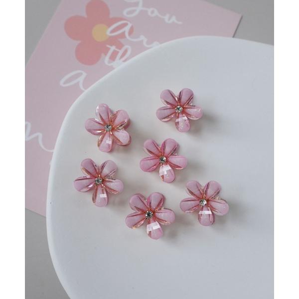 『タイムセール実施中』ZOZO問い合わせ番号:76781263ショップ:RiNc，リンクブランド:Bambin，ボンバン商品名:【 Bambin / ボンバン 】 キラキラ フラワー クリップ 6個セットカテゴリ:ヘアアクセサリー>バ...