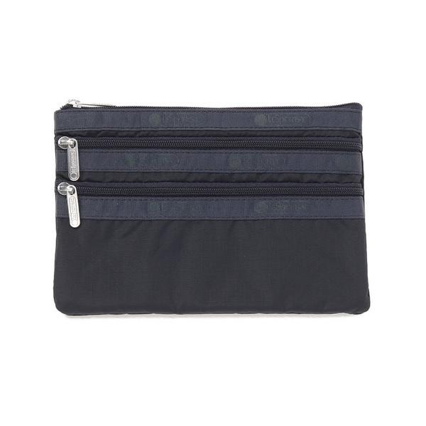 ZOZO問い合わせ番号:76783053ショップ:LeSportsac，レスポートサックブランド:LeSportsac，レスポートサック商品名:3ZIP COSMETIC ディープシーブルーカテゴリ:財布/小物>ポーチブランド品番:7...