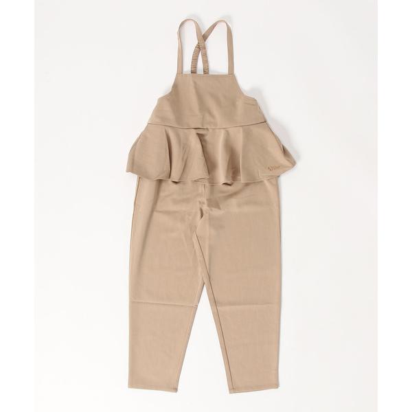 『セール実施中』ZOZO問い合わせ番号:76846486ショップ:Wonder apartment，ワンダーアパートメントブランド:nino，ニノ商品名:サロペット ペプラムフリルカテゴリ:オールインワン・サロペット>サロペット/オー...