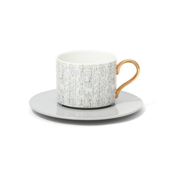 『セール実施中』ZOZO問い合わせ番号:76876811ショップ:Francfranc，フランフランブランド:Francfranc，フランフラン商品名:ツイード カップ＆ソーサー グレーカテゴリ:食器/キッチン>食器ブランド品番:11...