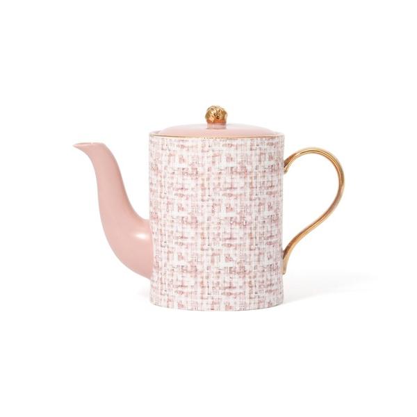 ZOZO問い合わせ番号:76876812ショップ:Francfranc，フランフランブランド:Francfranc，フランフラン商品名:ツイード ティーポット ピンクカテゴリ:食器/キッチン>食器ブランド品番:110109007155...