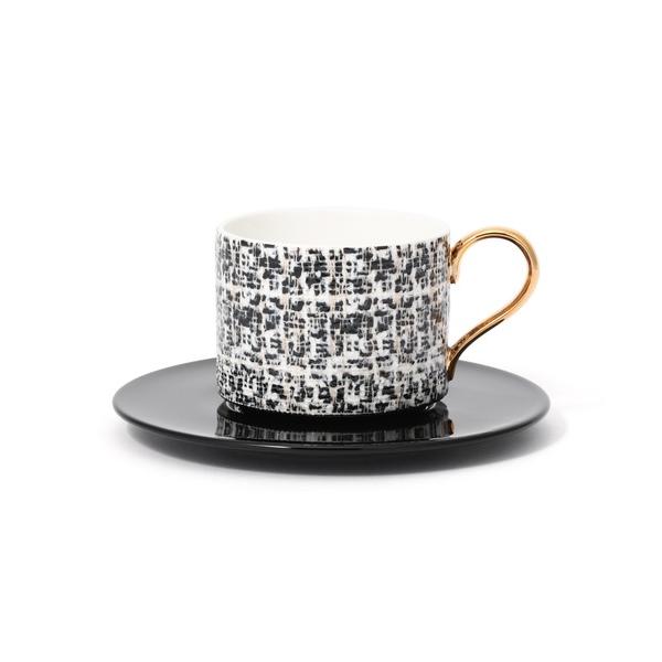 ZOZO問い合わせ番号:76876830ショップ:Francfranc，フランフランブランド:Francfranc，フランフラン商品名:ツイード カップ＆ソーサー ブラックカテゴリ:食器/キッチン>食器ブランド品番:110109007...