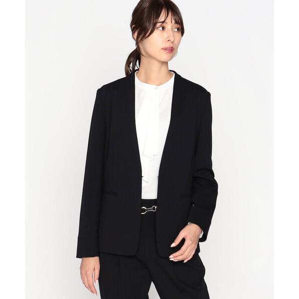 『タイムセール実施中』ZOZO問い合わせ番号:76911488ショップ:COMME CA ISM，コムサイズムブランド:COMME CA ISM，コムサイズム商品名:【セットアップ対応】ジャージー　ノーカラージャケットカテゴリ:フォーマルス...