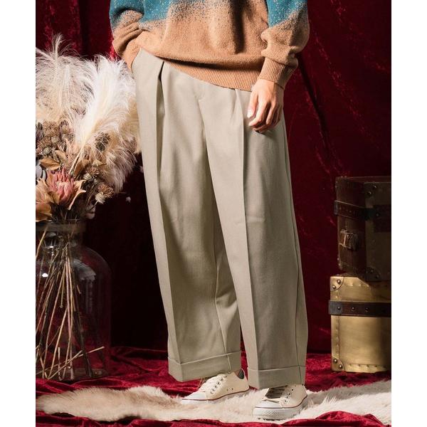 『セール実施中』ZOZO問い合わせ番号:76913008ショップ:CAMBIO，カンビオブランド:ANGENEHM，アンゲネーム商品名:mp11426-Roll up design wide straight silhouette pant...