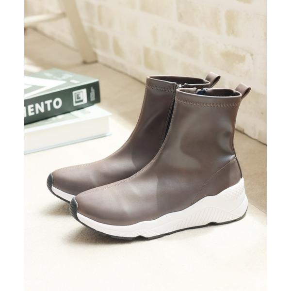 『セール実施中』ZOZO問い合わせ番号:76913338ショップ:VIVIAN COLLECTION，ヴィヴィアンコレクションブランド:VIVIAN，ヴィヴィアン商品名:ストレッチスニーカーブーツカテゴリ:シューズ>ブーツブランド品番...