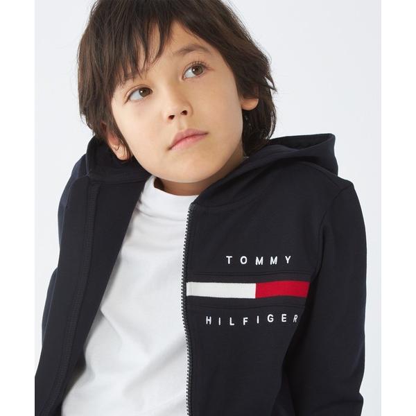 ZOZO問い合わせ番号:76944232ショップ:TOMMY HILFIGER，トミー ヒルフィガーブランド:TOMMY HILFIGER，トミーヒルフィガー商品名:BOYS リブインサートジップスルーパーカーカテゴリ:トップス>パー...