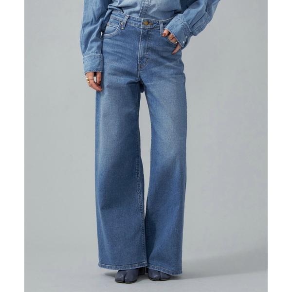 ZOZO問い合わせ番号:76945304ショップ:Lee，リーブランド:Lee，リー商品名:Lee/リー 【OtonaMuse6月号掲載】ワイドデニムパンツ美脚 腰回りスッキリ【STANDARD WARDROBE LASTIC ストレッチデ...